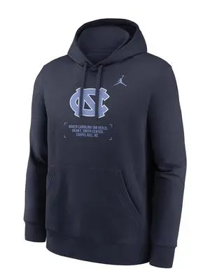 JORDAN North Carolina Club Basketball Pullover Hoodie - Blue