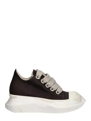 Rick Owens Jumbolace Abstract Low Sneakers - Brown