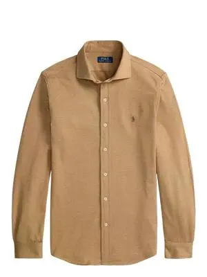 Polo Ralph Lauren Logo-embroidered Shirt Brown