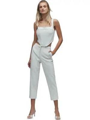 Bhldn Mid-Rise Slim Ankle Pants White