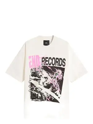 END. Records T-shirt - Ecru