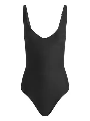 SKIMS Body Core Sculpt Plunge Thong Bodysuit - Onyx
