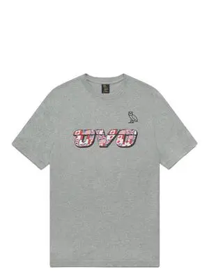 OVO Flag Runner T-shirt - Heather Grey