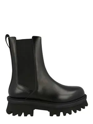 FERRAGAMO Flash Chelsea Boots - Black