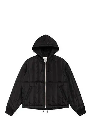 StÜssy Quilted Nylon Work Jacket - Black