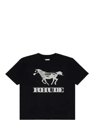 Rhude Dinero Tee Shirt - Vintage Black