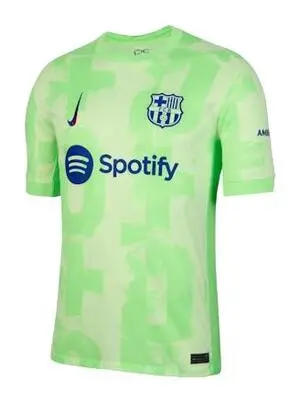 Nike F.c. Barcelona 2024/25 Stadium Third Replica Jersey - Barely Volt/lime Blast