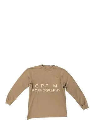 TRAVIS SCOTT Rodeo Cpfm Track 1 Long Sleeve Tee Shirt - Brown