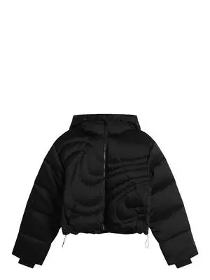 Nike Sportswear Swoosh Series Thermafit Oversized Puffer Jacket - Black