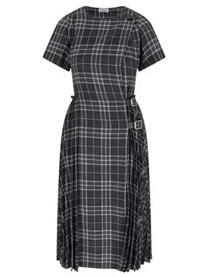 Burberry Meryl Midi Dress - Gray