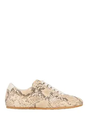 DOLCEVITA Dorie Sneakers - Natural Snake Embossed Leather
