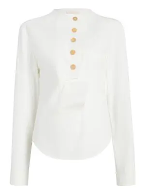 Khaite Poe Top - Chalk
