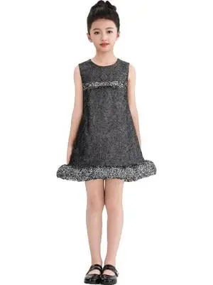 TULLEEN Speckled A-Line Dress