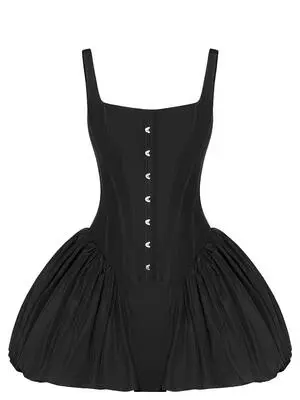 MILLA Corset Mini Dress - Black