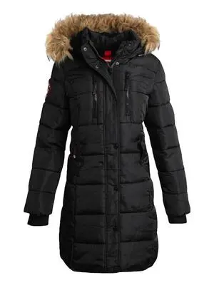 CANADA WEATHER GEAR Heavyweight Long Parka Jacket Black