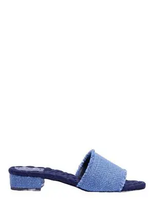 Aera Giorgia Low Heeled Sandal - Classic Blue