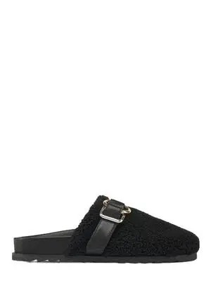 J/SLIDES NYC Rosie Suede Mules Black