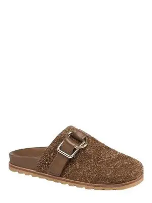 J/SLIDES NYC Rosie Suede Mules - Brown