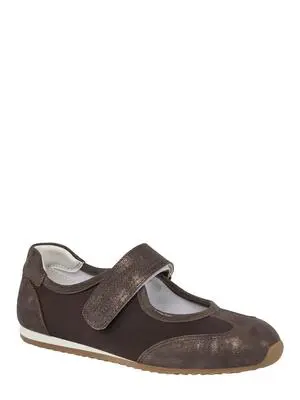 J/SLIDES NYC Patricia Mary Jane Sneakers - Dark Brown
