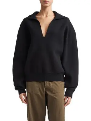 A.L.C. Timmy Johnny Collar Sweater - Black
