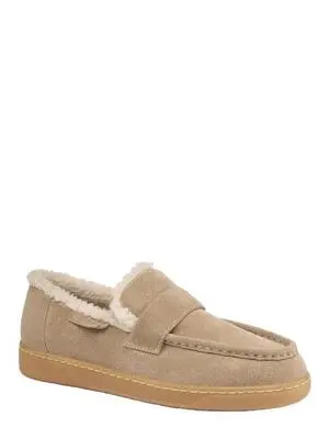 J/SLIDES NYC HATHOR Shearling Loafer Beige/khaki