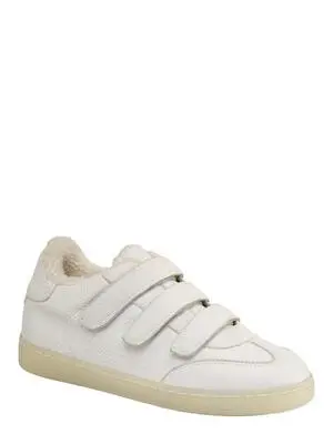 J/SLIDES NYC Harper Shearling Lined Sneaker White