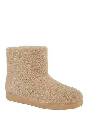 J/SLIDES NYC Honor Shearling Ankle Boot Natural