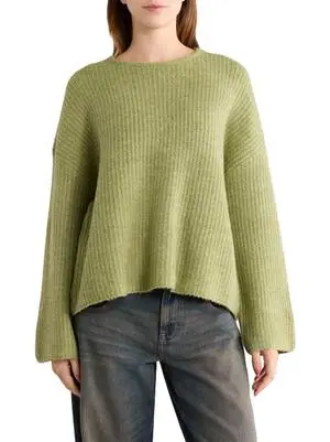 PACSUN Crewneck Sweater - Moss