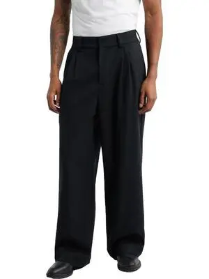 ELWOOD Courtyard Pleated Pants Coal