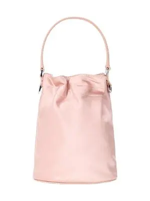Staud Lila Satin Mini Bucket Bag - Blush