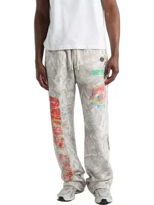 ROLLING LOUD Sketch Cotton Blend Sweatpants - Camo