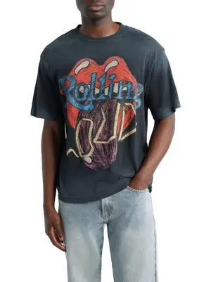 ROLLING LOUD Loud Band Graphic T-shirt - Washed Black