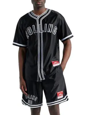 ROLLING LOUD Baseball Jersey - Black