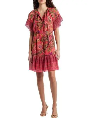 Kobi Halperin Destiny Floral Print Dress - Poppy Multi