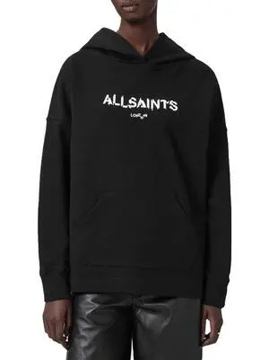 ALLSAINTS Static Etie Logo Hoodie - Black