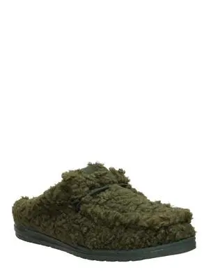 HEY DUDE Wally Faux Shearling Slipper - Moss