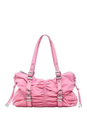 Desigual Ruched Shoulder Bag - Pink