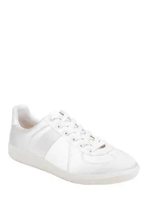 Badgley Mischka Imara Lace Up Sneakers - Ivory Satin