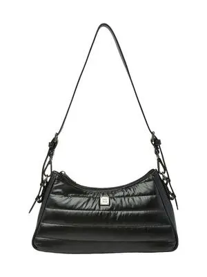 THINK ROYLN Cosmopolitan Quilted Shoulder Bag - Pearl Black