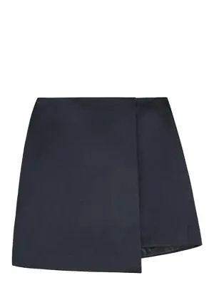 BY MALENE BIRGER Raye Mini Wrap Skirt - Black