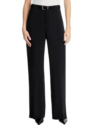 Aqua Wide Leg Trousers - Black