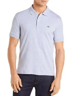 Lacoste Pima Cotton Regular Fit Polo Shirt - Silver Chine