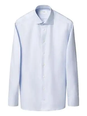 Eton Contemporary Fit Check Shirt - Light Blue