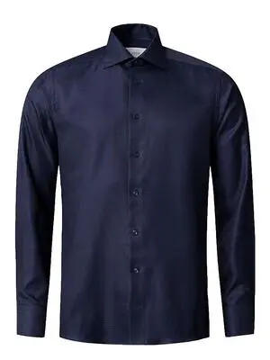 Eton Contemporary Fit Check Shirt - Navy