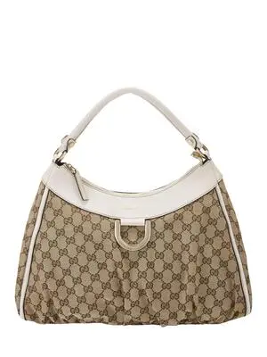 Gucci Original Gg D-ring Abbey Shoulder Bag - White