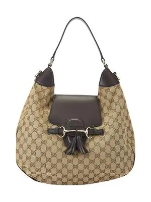 Gucci Original Gg Emily Chain Hobo Bag - Brown