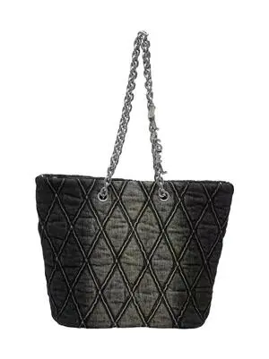 DIESEL® Quilted Chain Tote Bag - Black