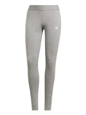 Adidas Loungewear Essentials 3-stripes Leggings - Medium Grey Heather/white