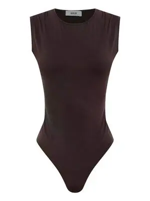 AGOLDE Aura Sleeveless Bodysuit - Brown