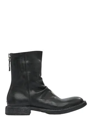 Moma Ankle Boots With Zipper - Black